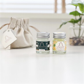 SAWADEE Sook Somdule set (Jasmine Aroma Balm มะลิ 15 g. และ Orange&Lime ...